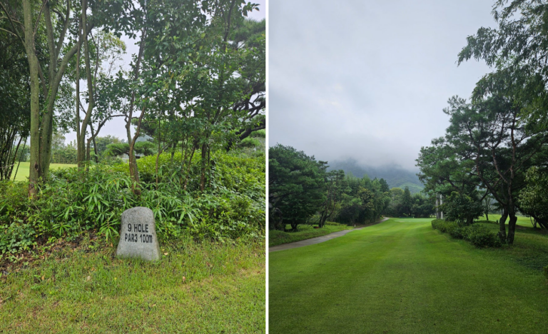 하동cc 골프장 9개 홀 코스 및 특징 소개 - powershin